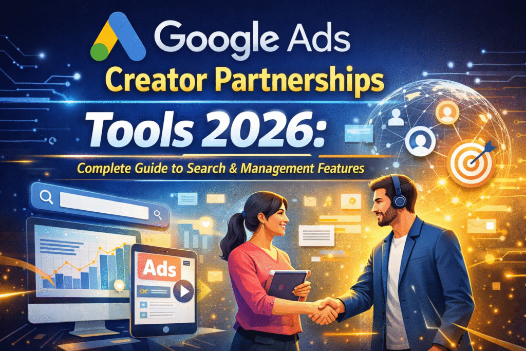 Google Ads Creator Partnerships Tools 2026: Complete Guide to Search ...